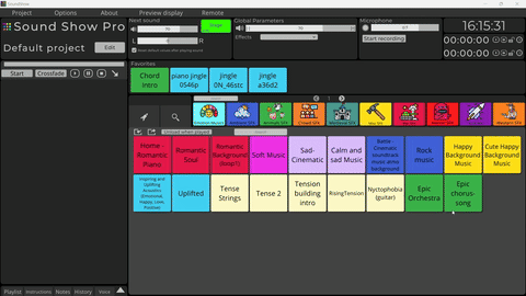 Sound Show - Free Soundboard for live performances